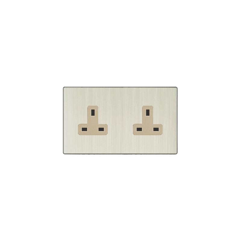 Shop V-Max DOUBLE 13A SOCKET-GOLDEN ALUMINUM Online in Dubai & UAE - DUBITRADE